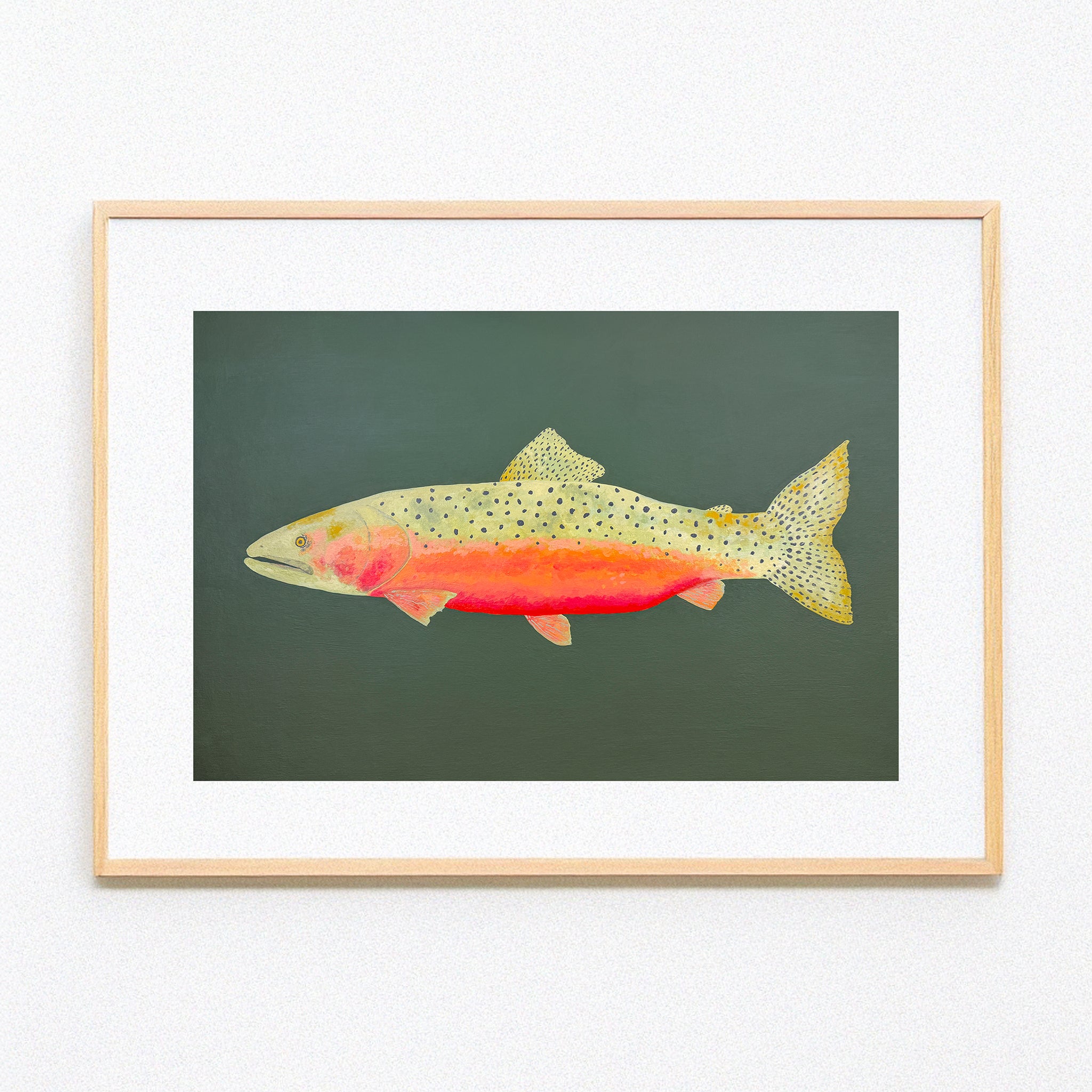 "Carlos the Cutthroat Trout" Fine Art Print – Hannah Ervick Art