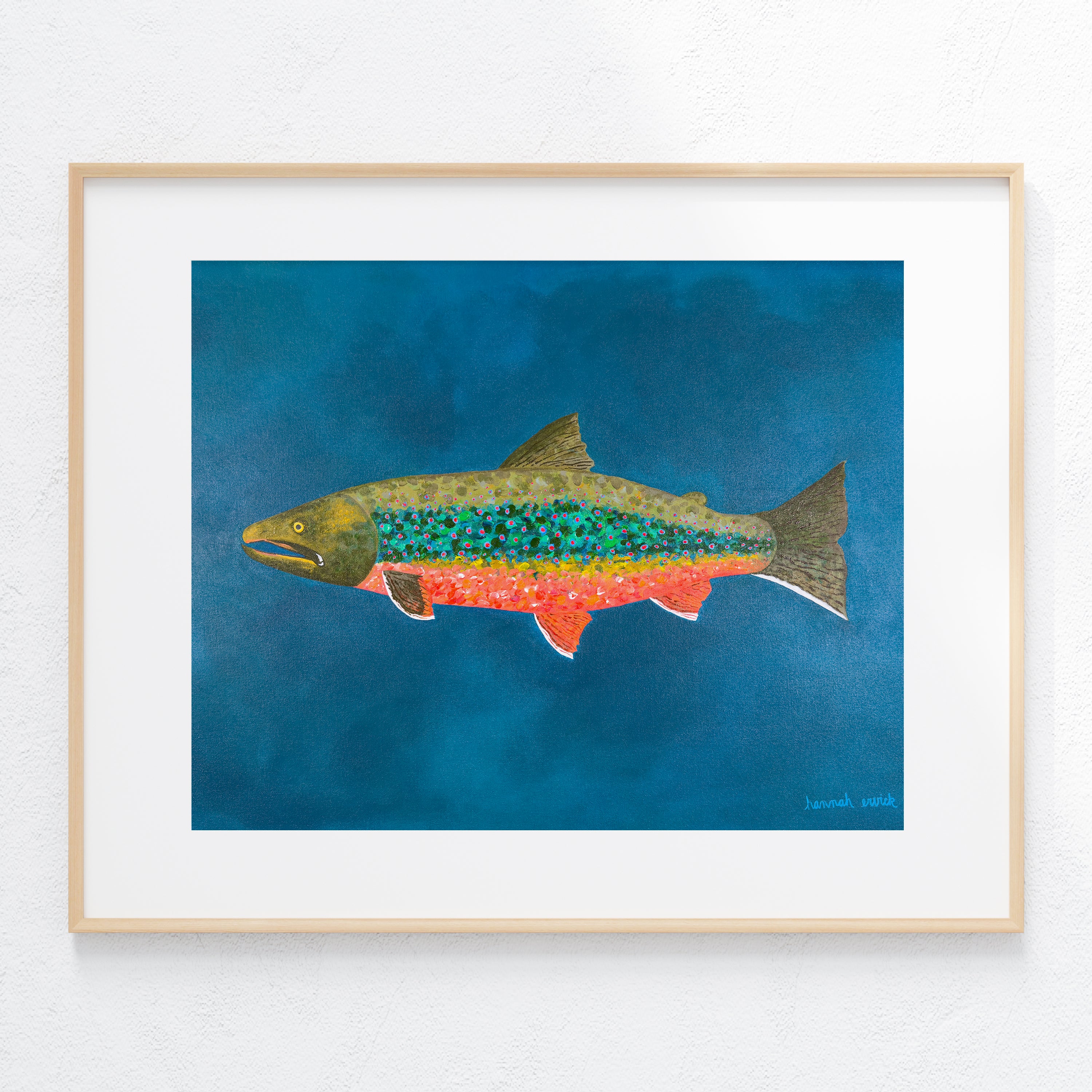 "Dolly Varden Trout - An Ode to Alaska" Fine Art Print – Hannah Ervick Art